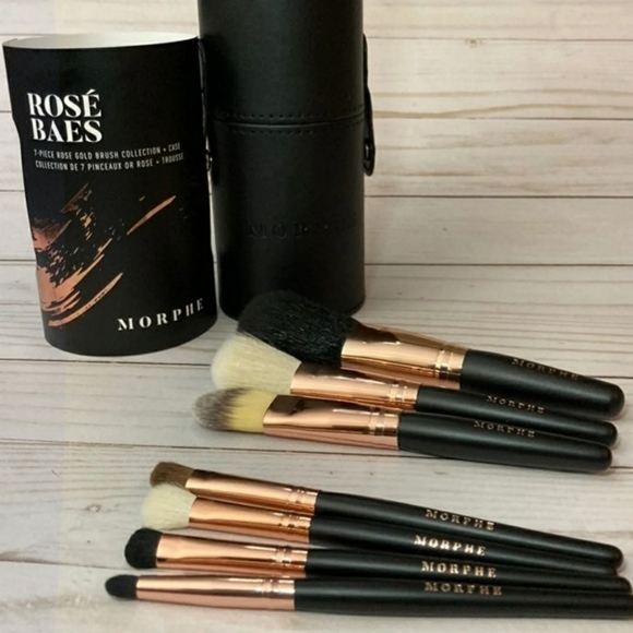 Morphe | Makeup | Morphe Rose Bae 7 Piece Face And Eye Brush Set | Poshmark